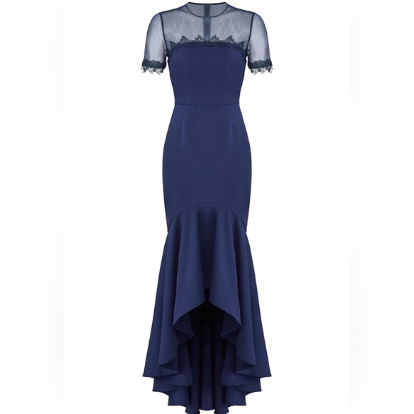 JS Collections | Dresses | Js Collection High Low Illusion Gown | Poshmark